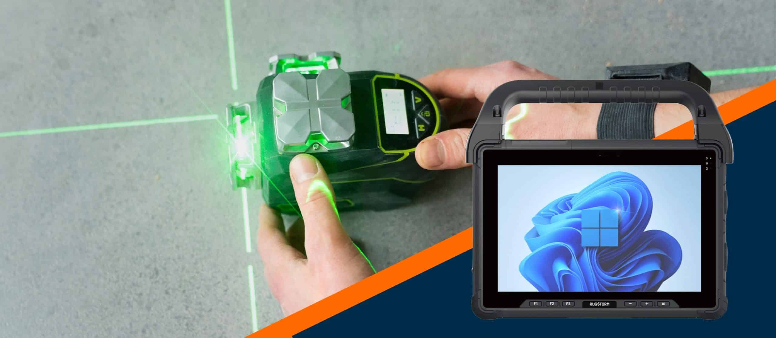 3D Laser Scanning with Rugstorm Rugged Tablets