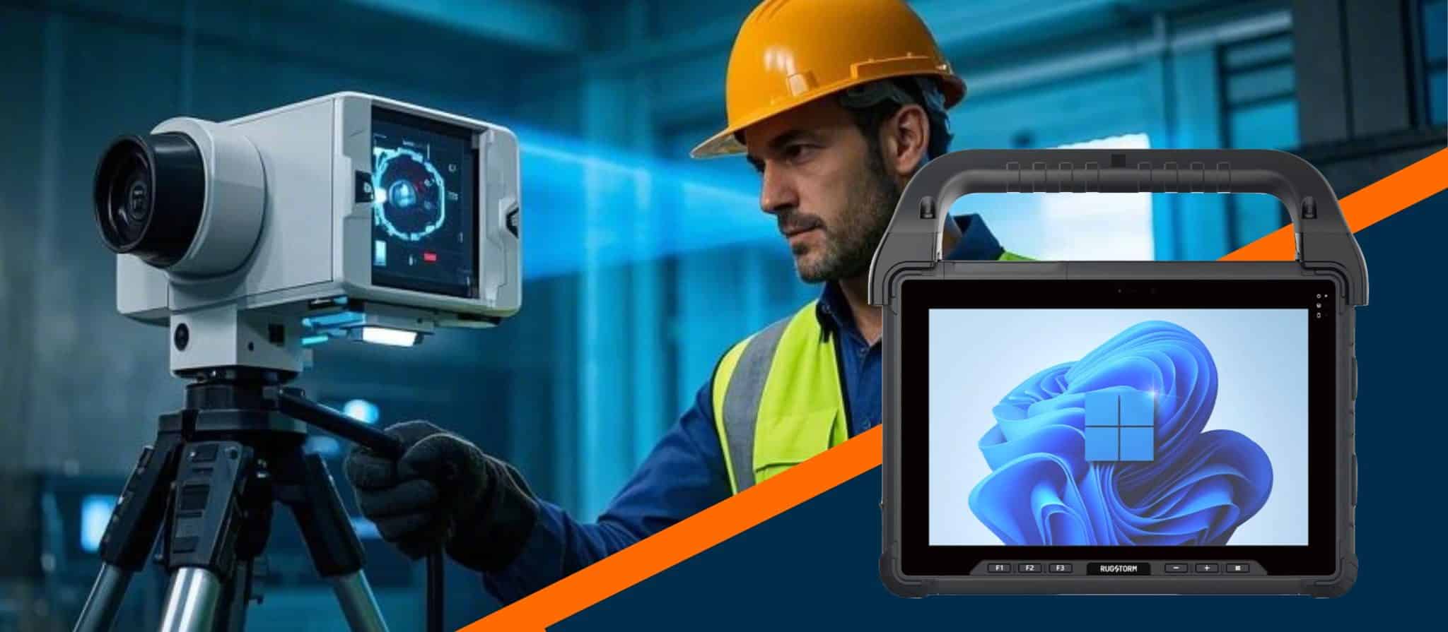 3D Laser Scanning with Rugstorm Rugged Tablets